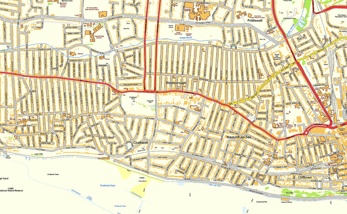 Southend on Sea Street Map– I Love Maps