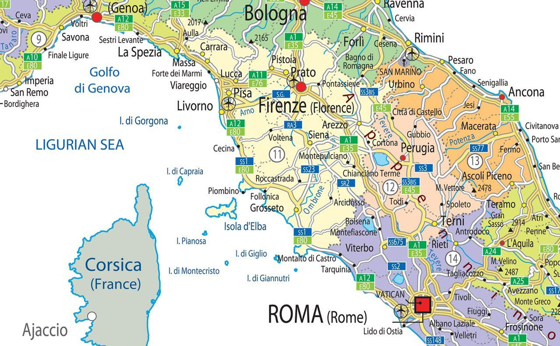 Italy Political Map– I Love Maps