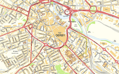 Derby Street Map– I Love Maps