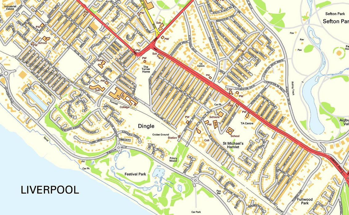 Liverpool City Centre Street Map– I Love Maps
