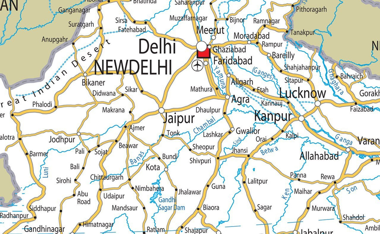 India Road Map– I Love Maps