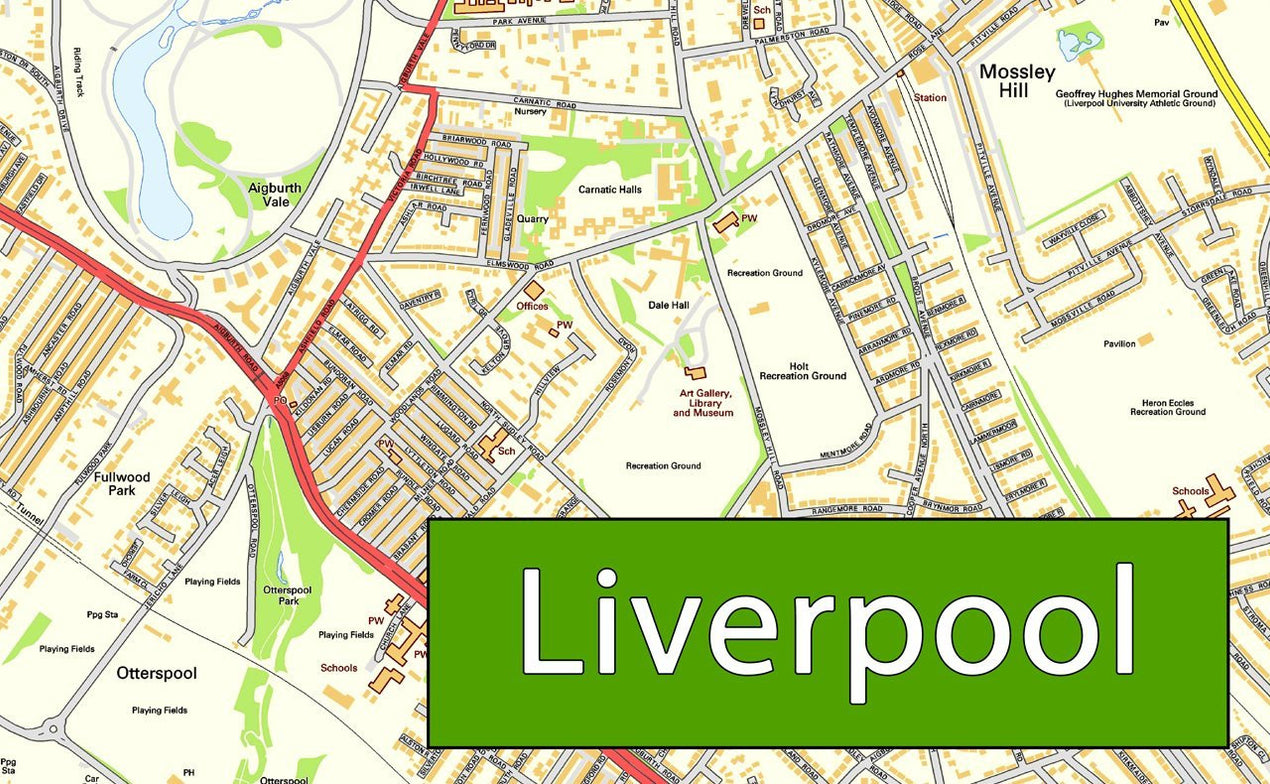Liverpool City Centre Street Map– I Love Maps