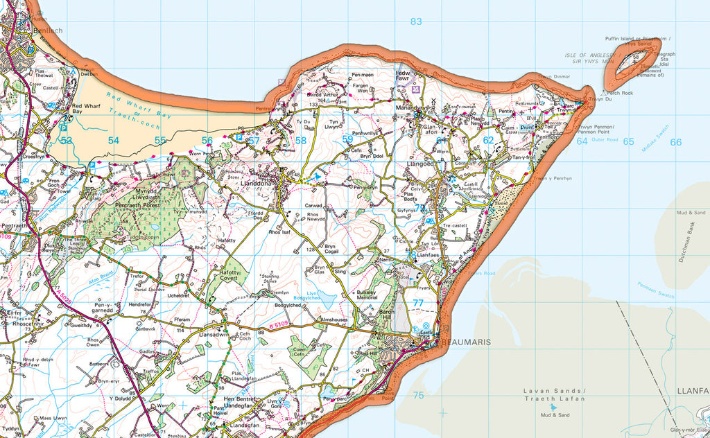 Isle Of Anglesey County Map | I Love Maps