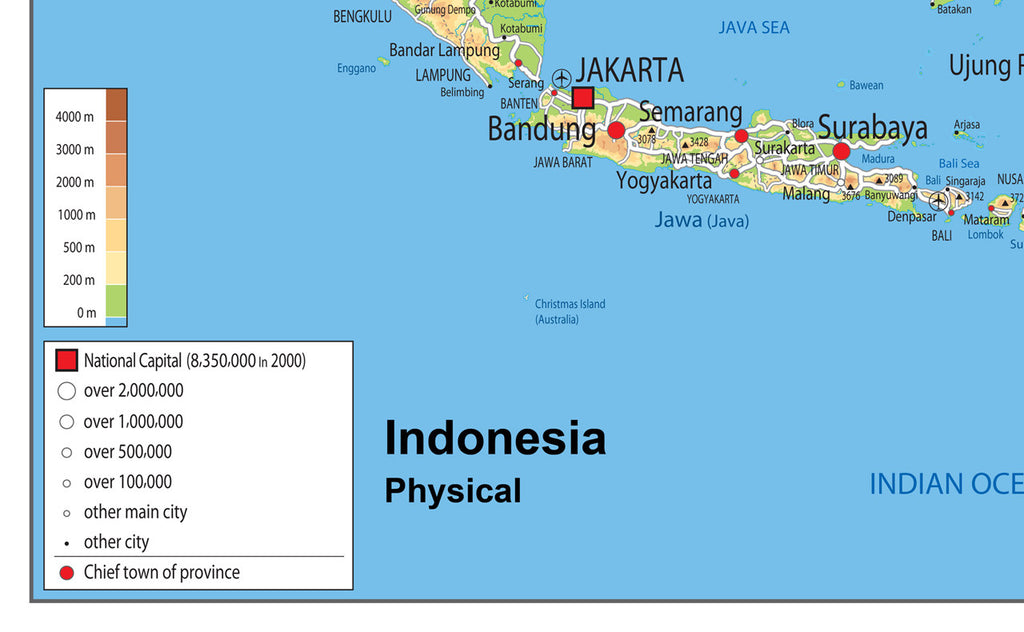 Indonesia Wall Map | I Love Maps