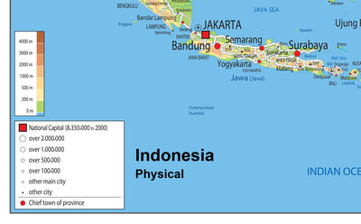 Indonesia Wall Map– I Love Maps