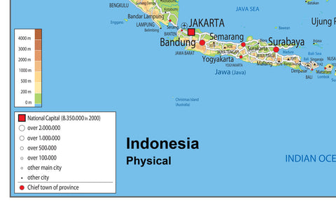 Indonesia Wall Map | I Love Maps