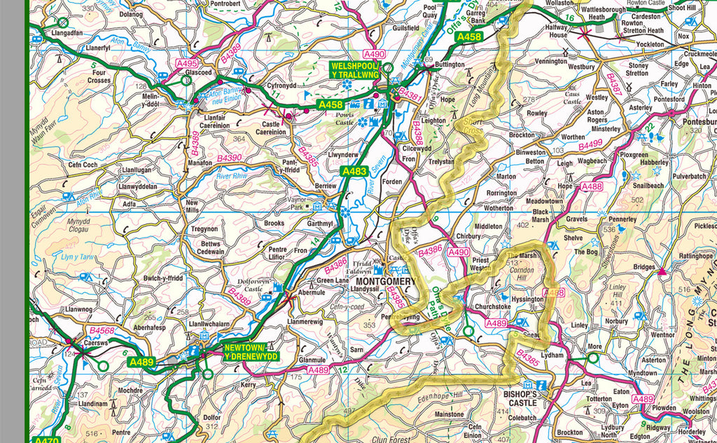 Shropshire County Map | I Love Maps