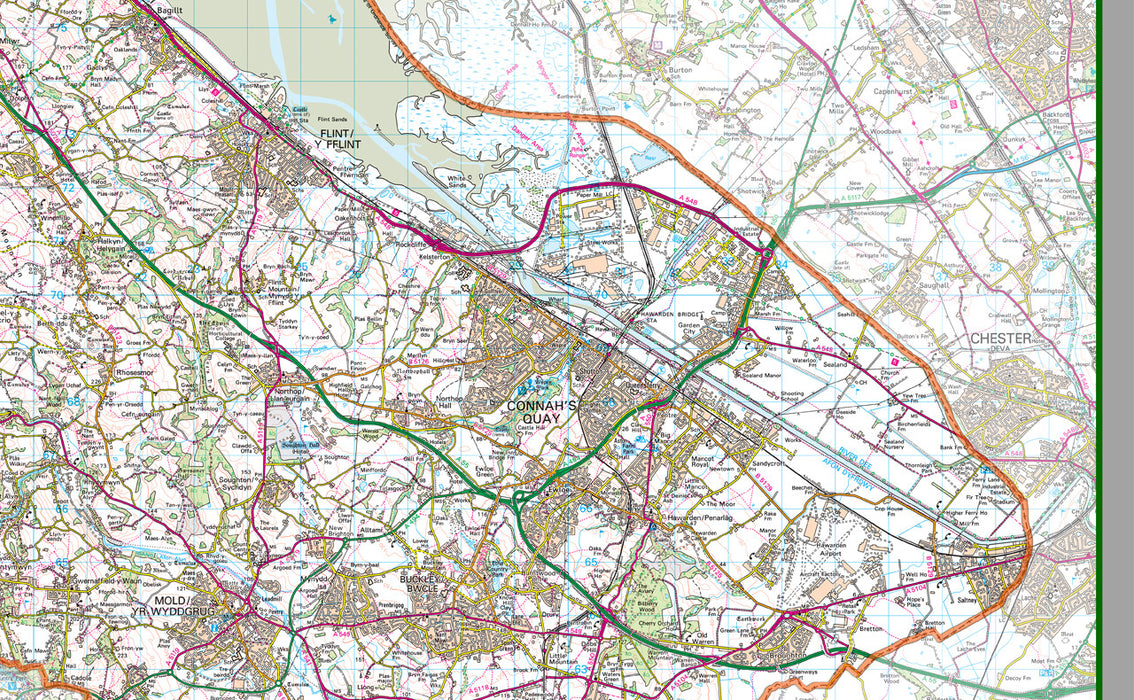 Flintshire County Map– I Love Maps