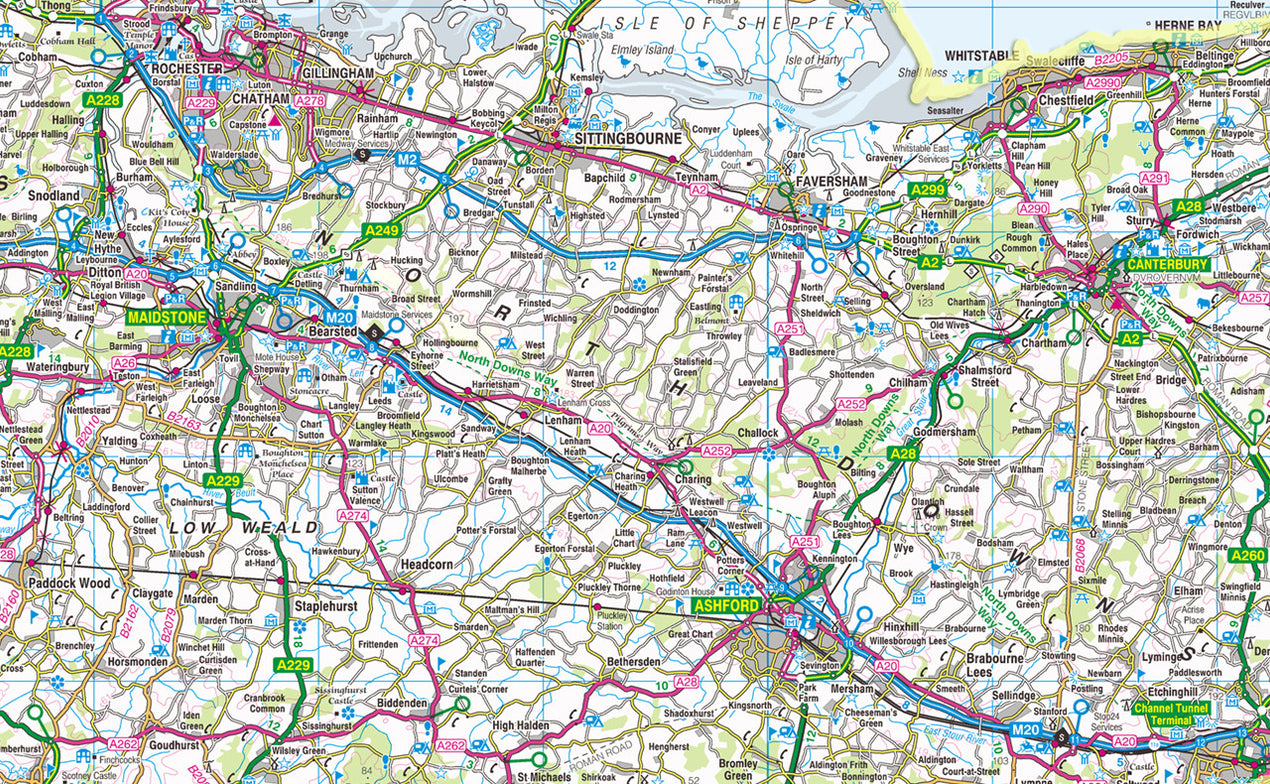 Kent County Map– I Love Maps