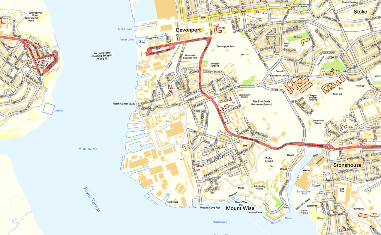 Plymouth Street Map– I Love Maps
