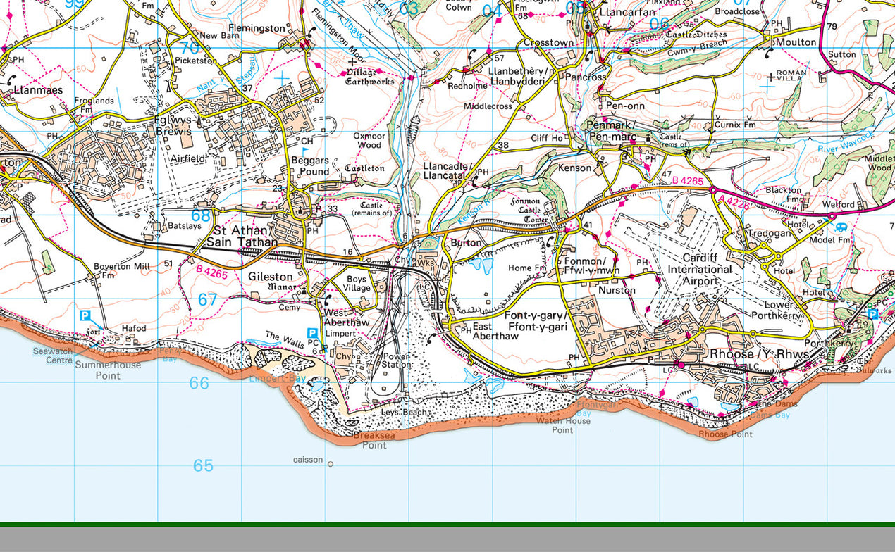 Vale of Glamorgan County Map– I Love Maps
