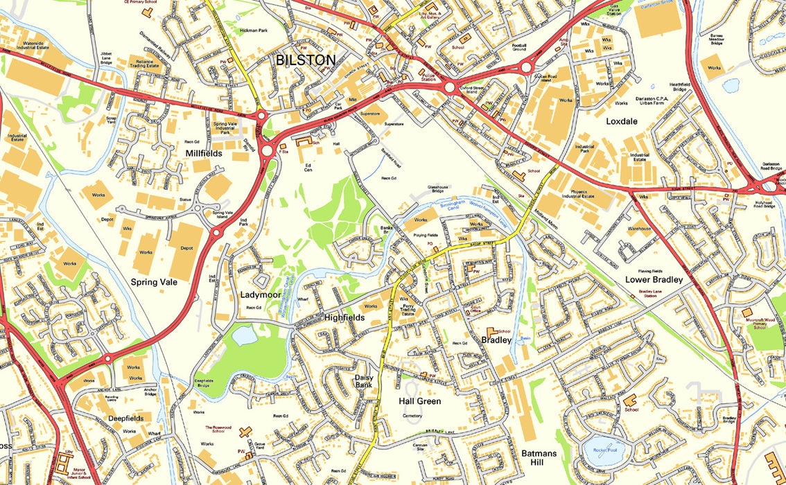 Wolverhampton Street Map– I Love Maps