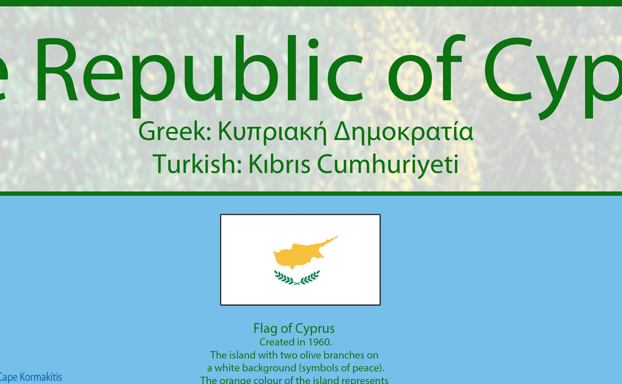 Illustrated Map of Cyprus– I Love Maps