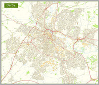 Derby Street Map– I Love Maps