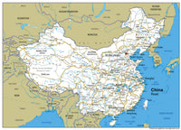 China Road Map– I Love Maps