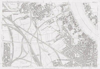 London 1872 Ordnance Survey Map - Sheet LVII - Deptford– I Love Maps