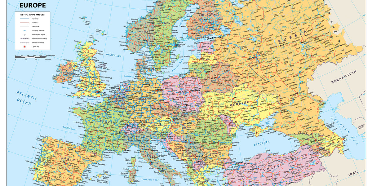 Map of europe– I Love Maps