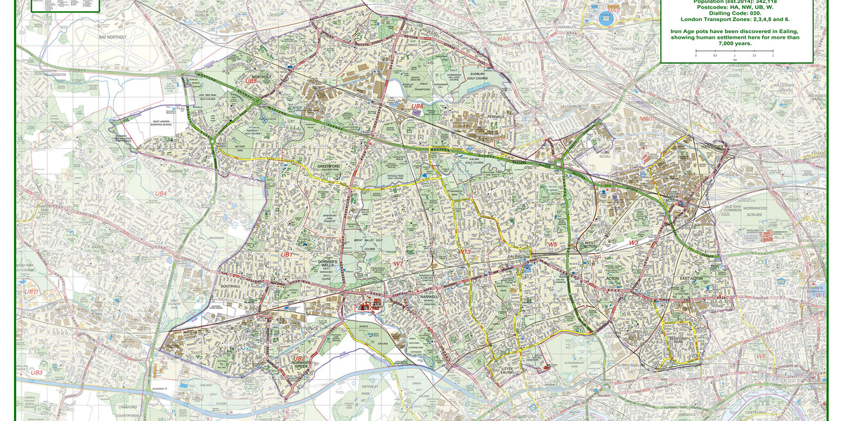 Ealing London Borough Map– I Love Maps