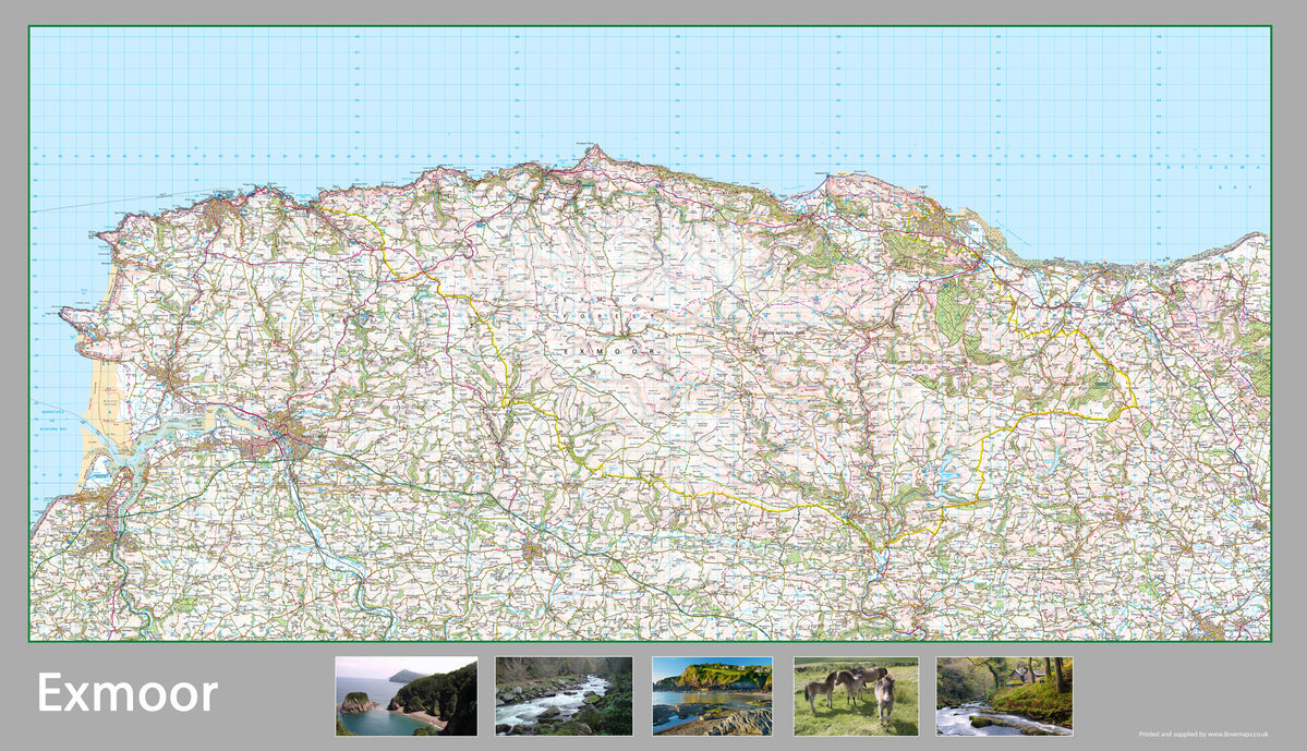 Exmoor Map– I Love Maps