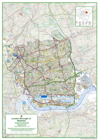 Newham London Borough Map– I Love Maps