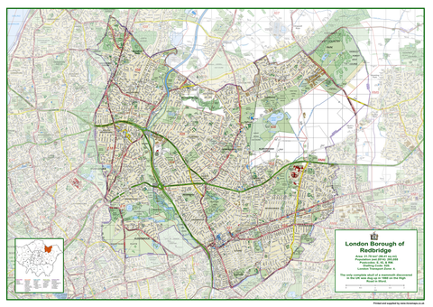 Modern London Borough Maps | I Love Maps