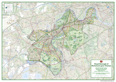 Richmond upon Thames London Borough Map– I Love Maps