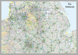 The Midlands Map– I Love Maps