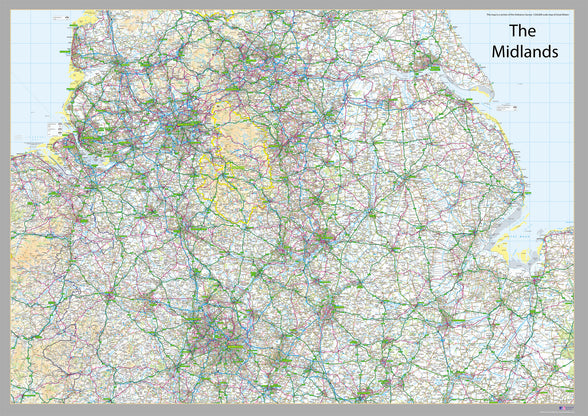 The Midlands Map– I Love Maps