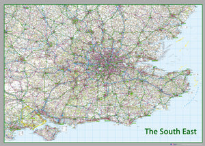 The South East Map– I Love Maps