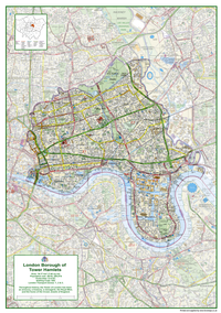 Tower Hamlets London Borough Map– I Love Maps
