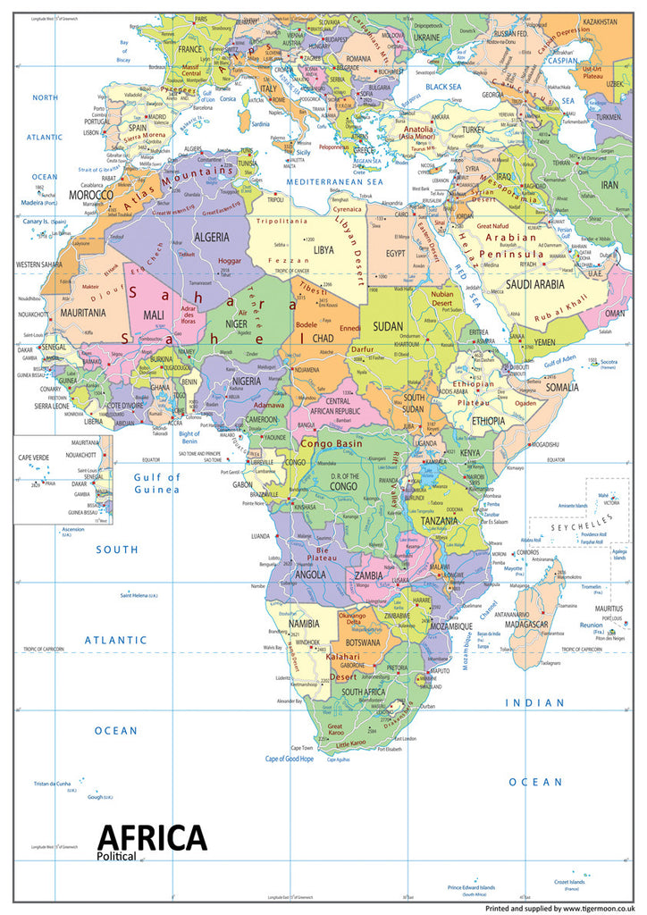 Africa Political Map | I Love Maps