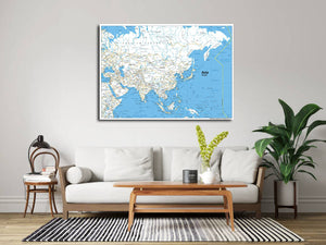 Asia Road Map– I Love Maps