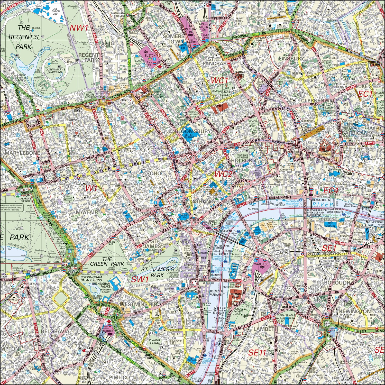 London Street Map– I Love Maps