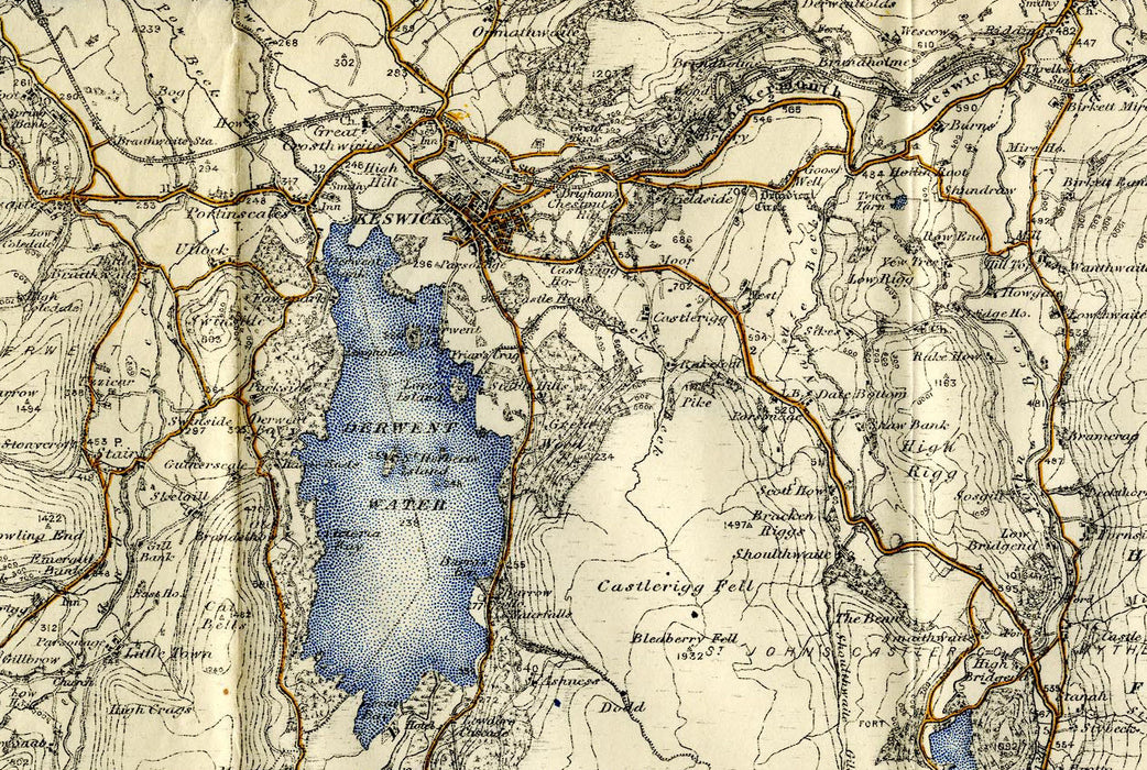 The Lake District Ordnance Survey Map - 1900– I Love Maps