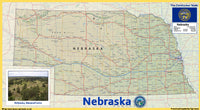 Nebraska Physical State Map– I Love Maps