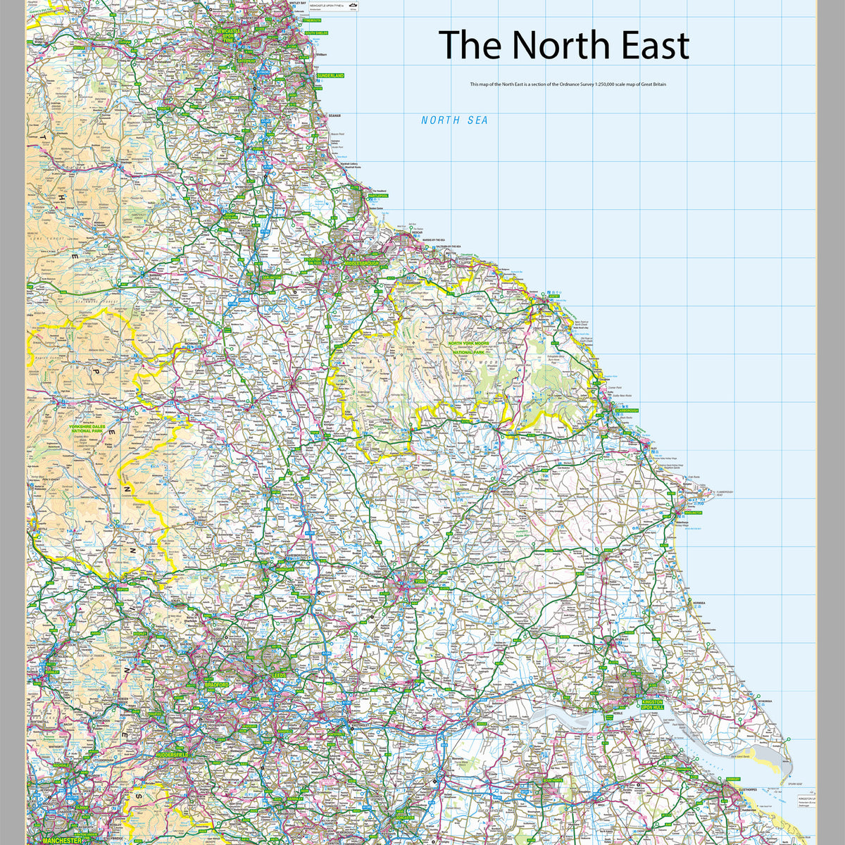 The North East Map– I Love Maps