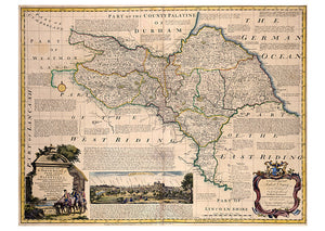 1760 - Map Of North Riding by Emanuel Bowen– I Love Maps