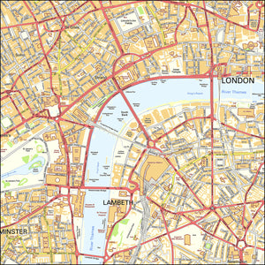 Central London Street Map– I Love Maps