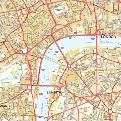 Central London Street Map– I Love Maps